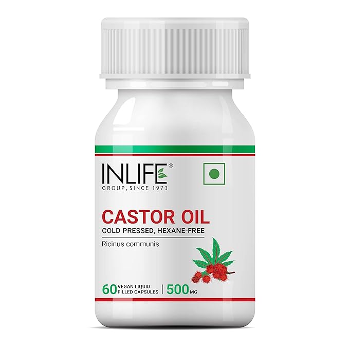 Castor Oil 500mg Capsules - antiparas.com